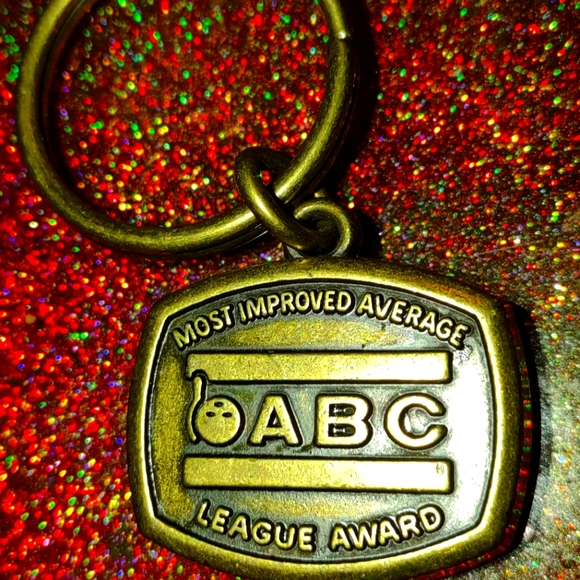 Vintage | Accessories | Bronze Award Key Chain Abc American Bowling ...
